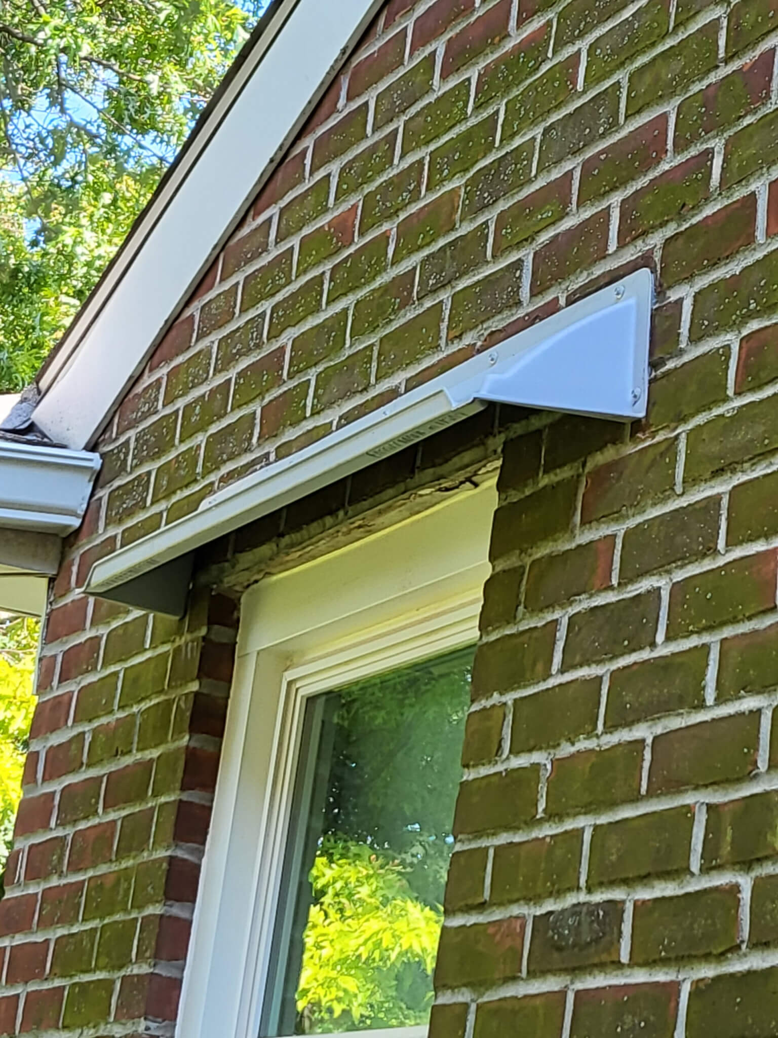 DIY above door rain deflector