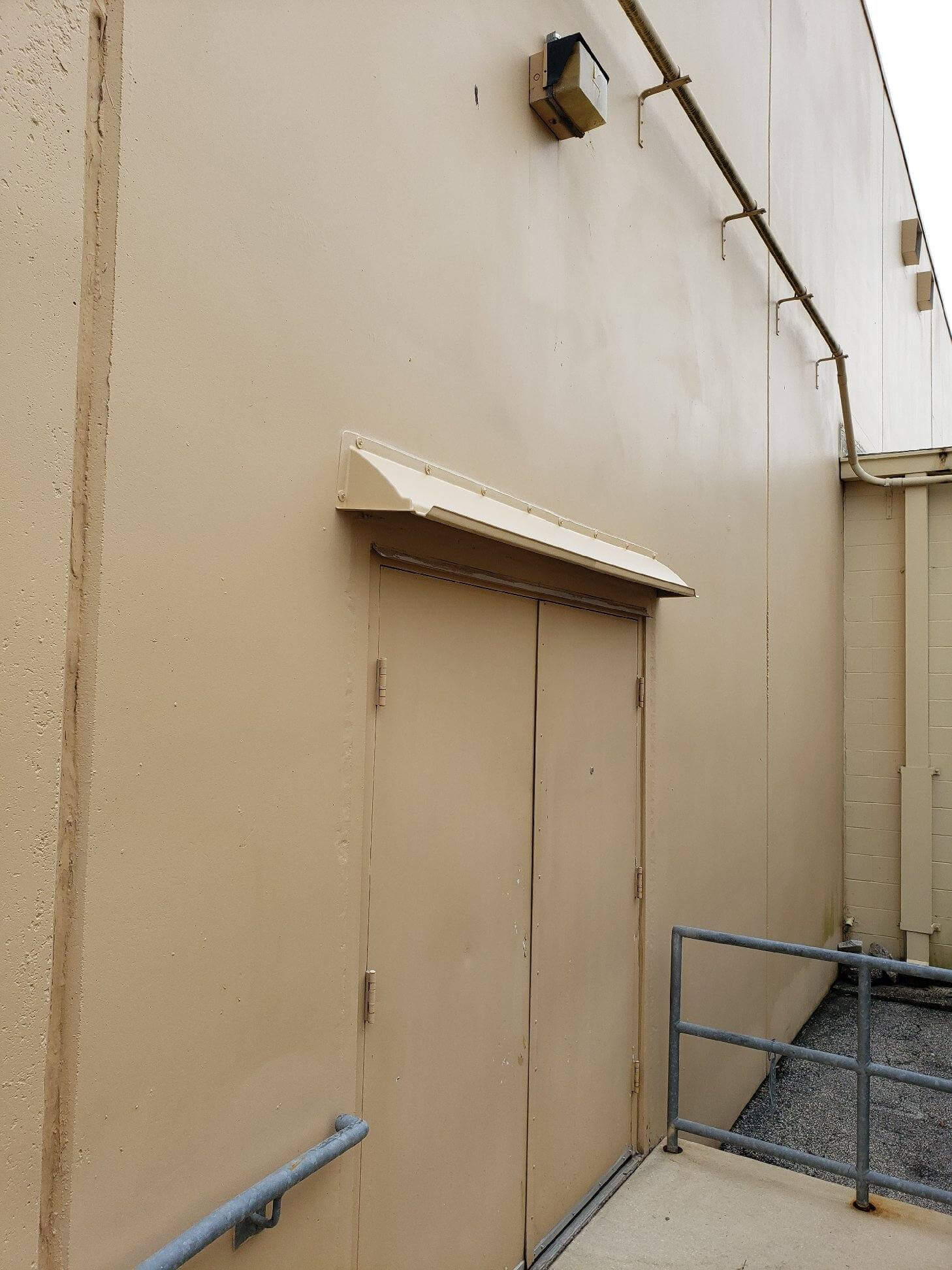 Delivery Door Drip Edge by DOORBRIM stops leaks and dripping.