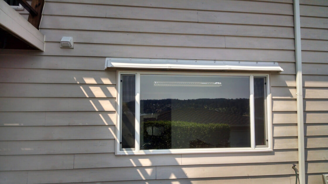 Window awnings by DOORBRIM stops leaks and drips.