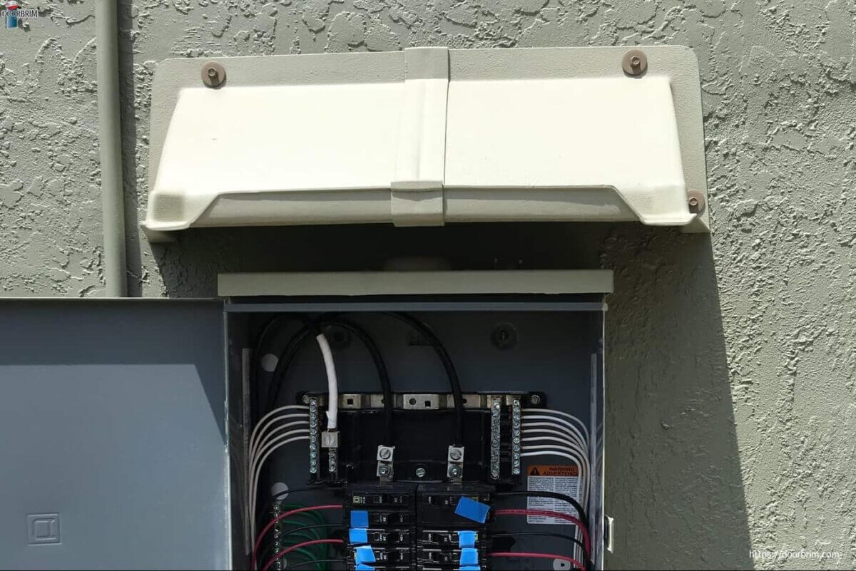 Electric Panel Rain Hood Protects Switchgear. Eliminates Shorts.